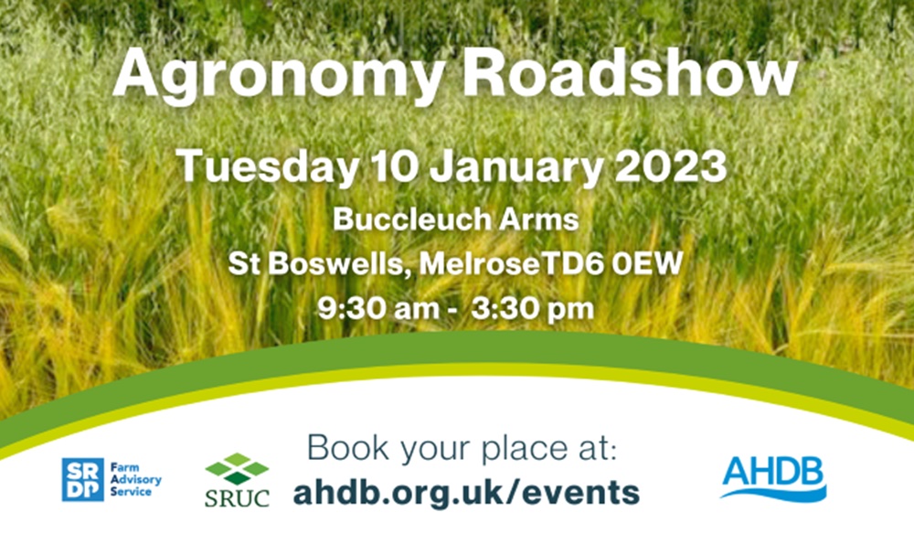 Agronomy roadshows return to Scottish venues in January - Tillage and Soils - best practice crop ...